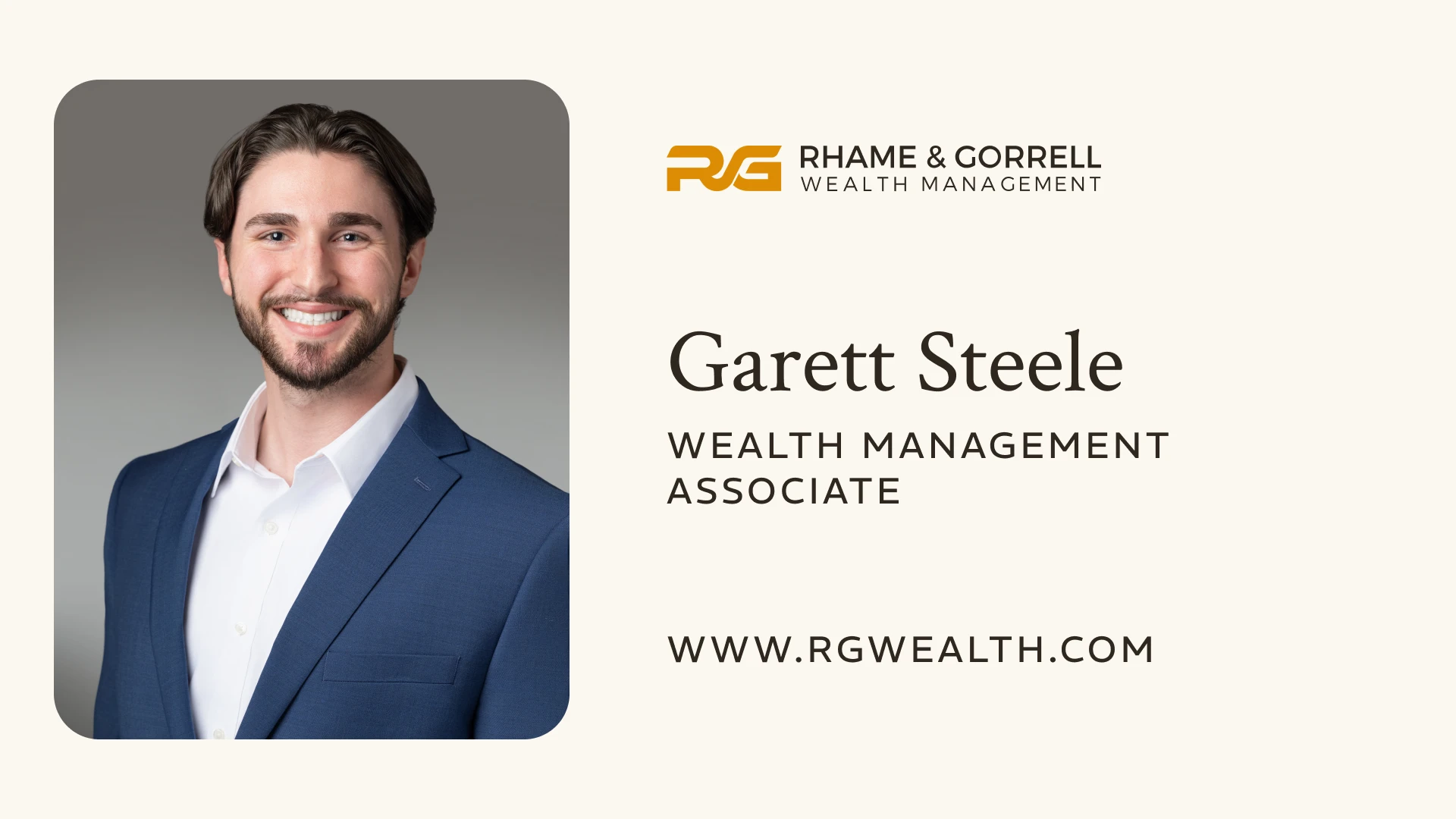 Garett Steele | Rhame & Gorrell Wealth Management