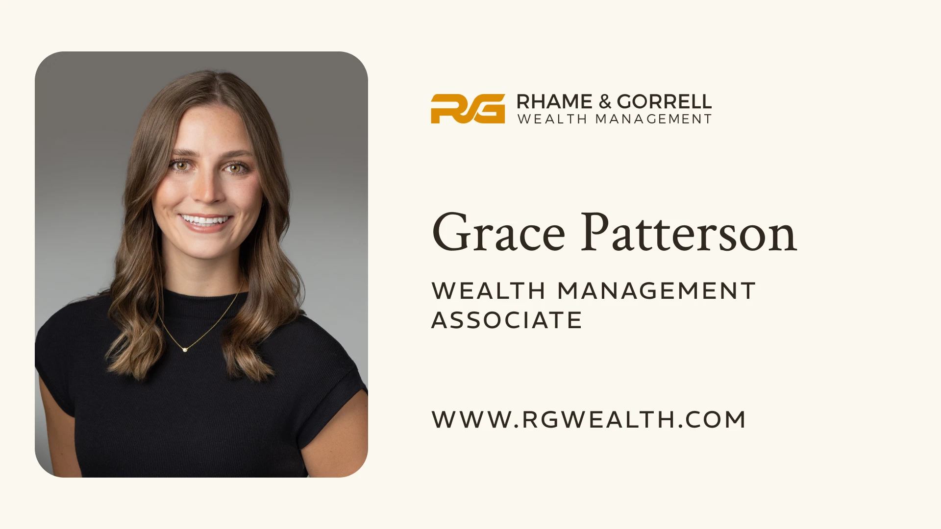Grace Patterson | Rhame & Gorrell Wealth Management